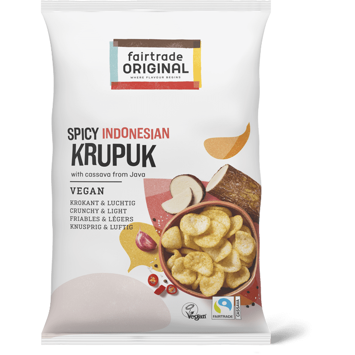 Krupuk Spicy, vegan, 60g – FairTrade Webshop